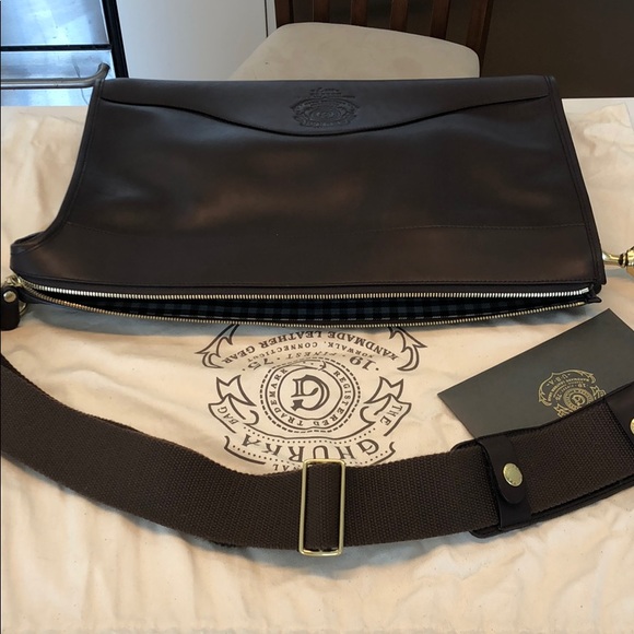 Ghurka | Bags | New Ghurka Mens Suitcase Docket Walnut Leather | Poshmark